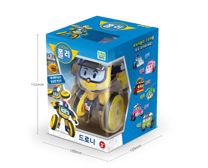 ROI Toys Transforming Robot Droney Robocar Poli | Shopee Philippines