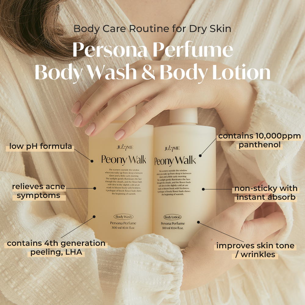 Julyme Persona Perfume Body Line: Body Wash 300ml, Body Lotion 300ml ...