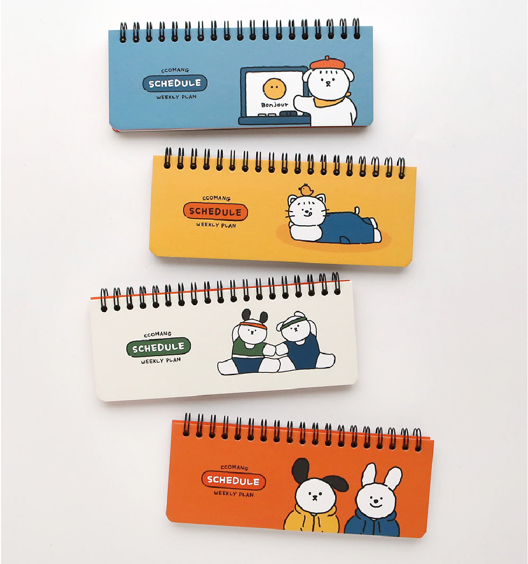 2025 Korea Weekly Planner / Kkomang Schedule Notebook Random Delivery ...
