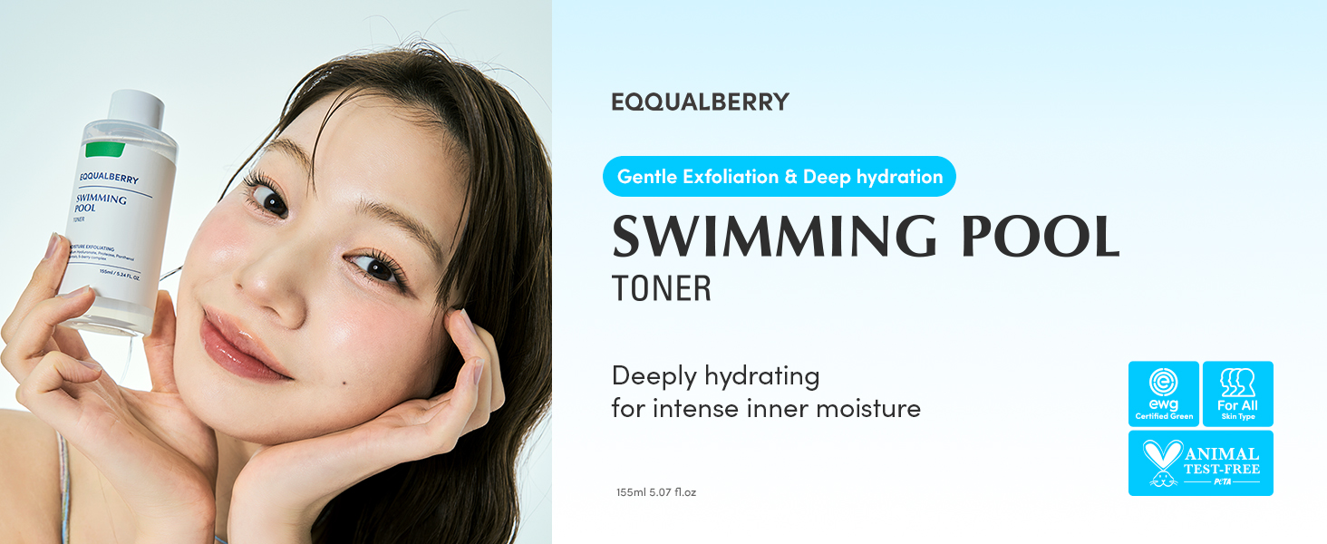 [EQQUALBERRY Official] Swimming Pool Daily Facial Toner Dive into ...