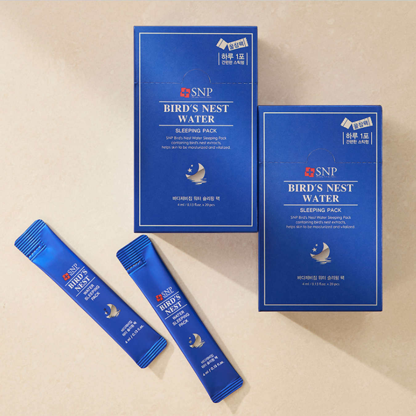 SNP Bird's Nest Water Sleeping Pack Stick Type 4ml x 20sticks | Shopee ...