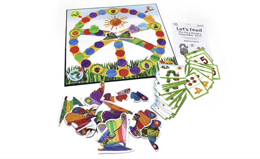 Let's Feed The Very Hungry Caterpillar Counting Cards Kids Game, Based ...