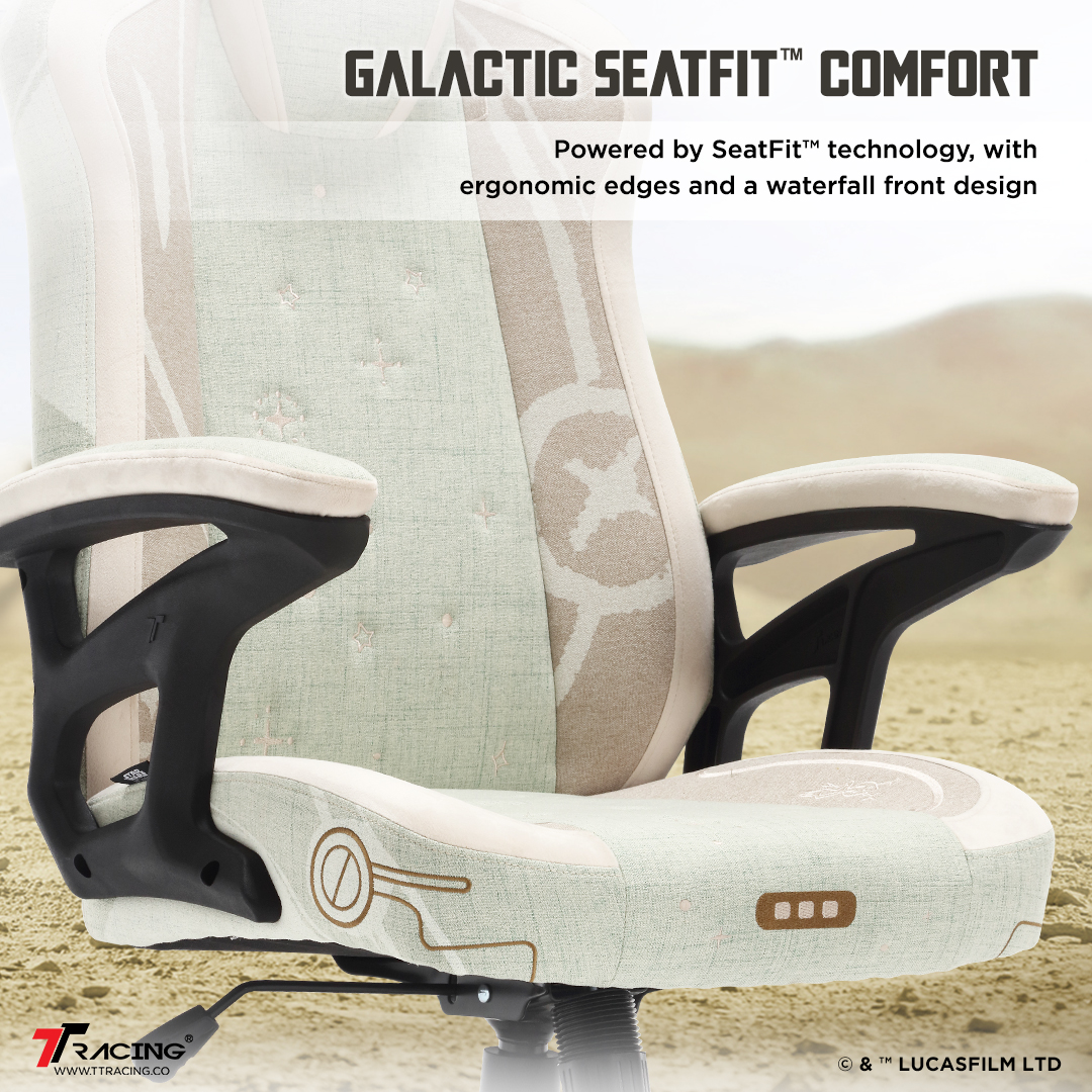 TTRacing Duo V4 Grogu Star Wars Edition Air Threads Fabric Gaming Chair ...