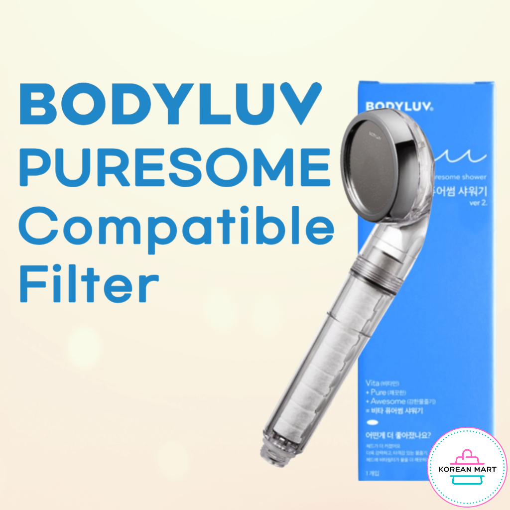 [IonPolis] Shower head filter Bodyluv Puresome Compatibe -Rust ...