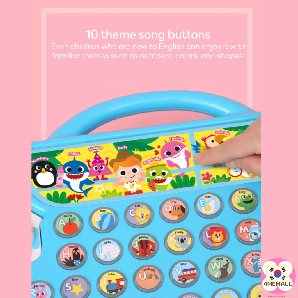 Pinkfong 2 types of sound buses Hangul bus Alphabet bus 6 levels of ...