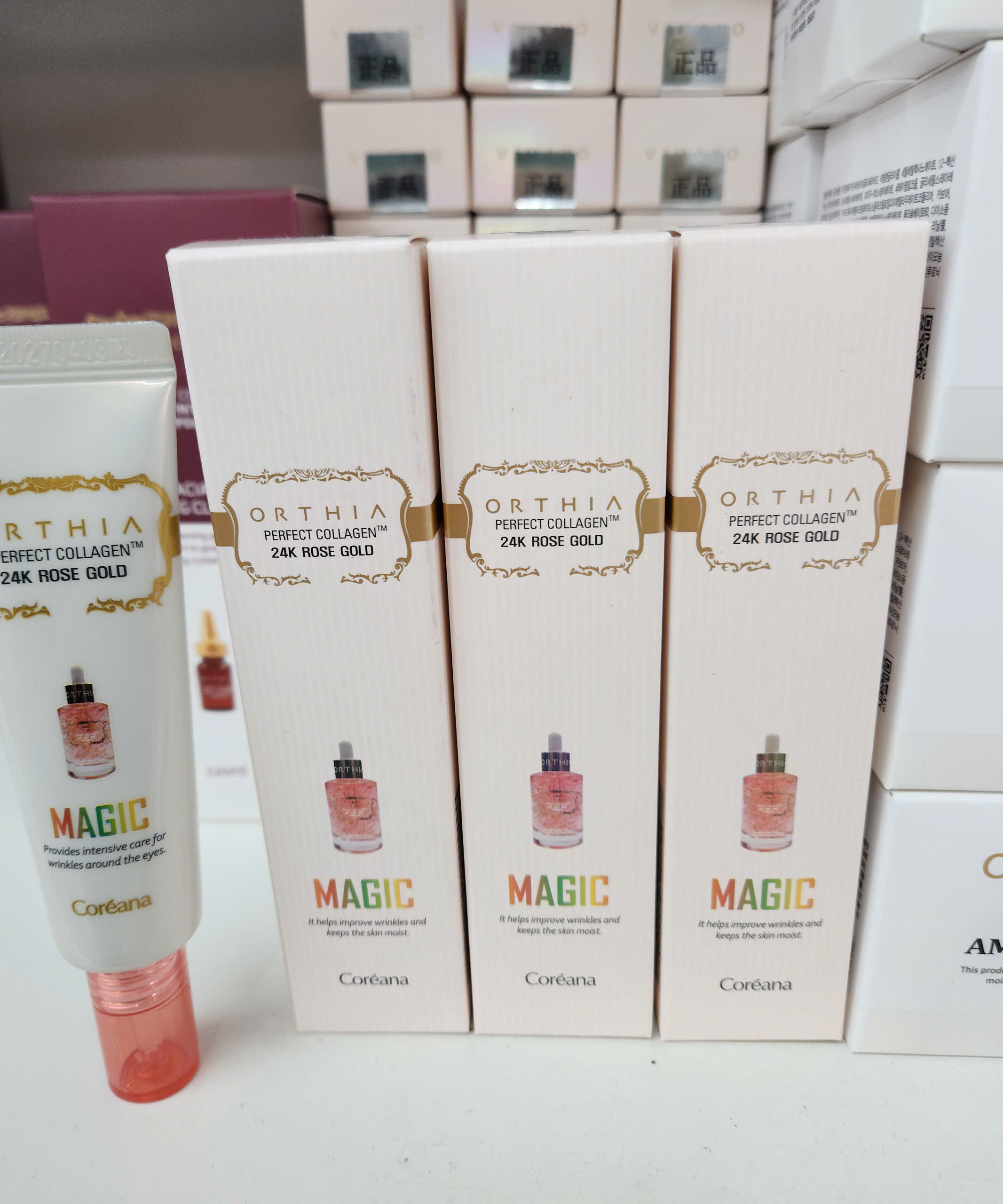 COREANA ORTHIA PERFECT COLLAGEN 24K ROSE GOLD MAGIC 30ml | Shopee ...