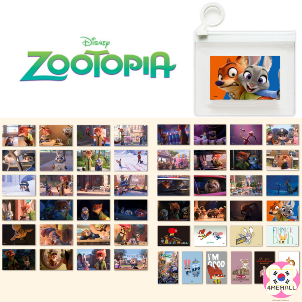 Disney Pixar Animation Movie Scene Sticker Pack (55pcs/1set) Zipper Bag ...
