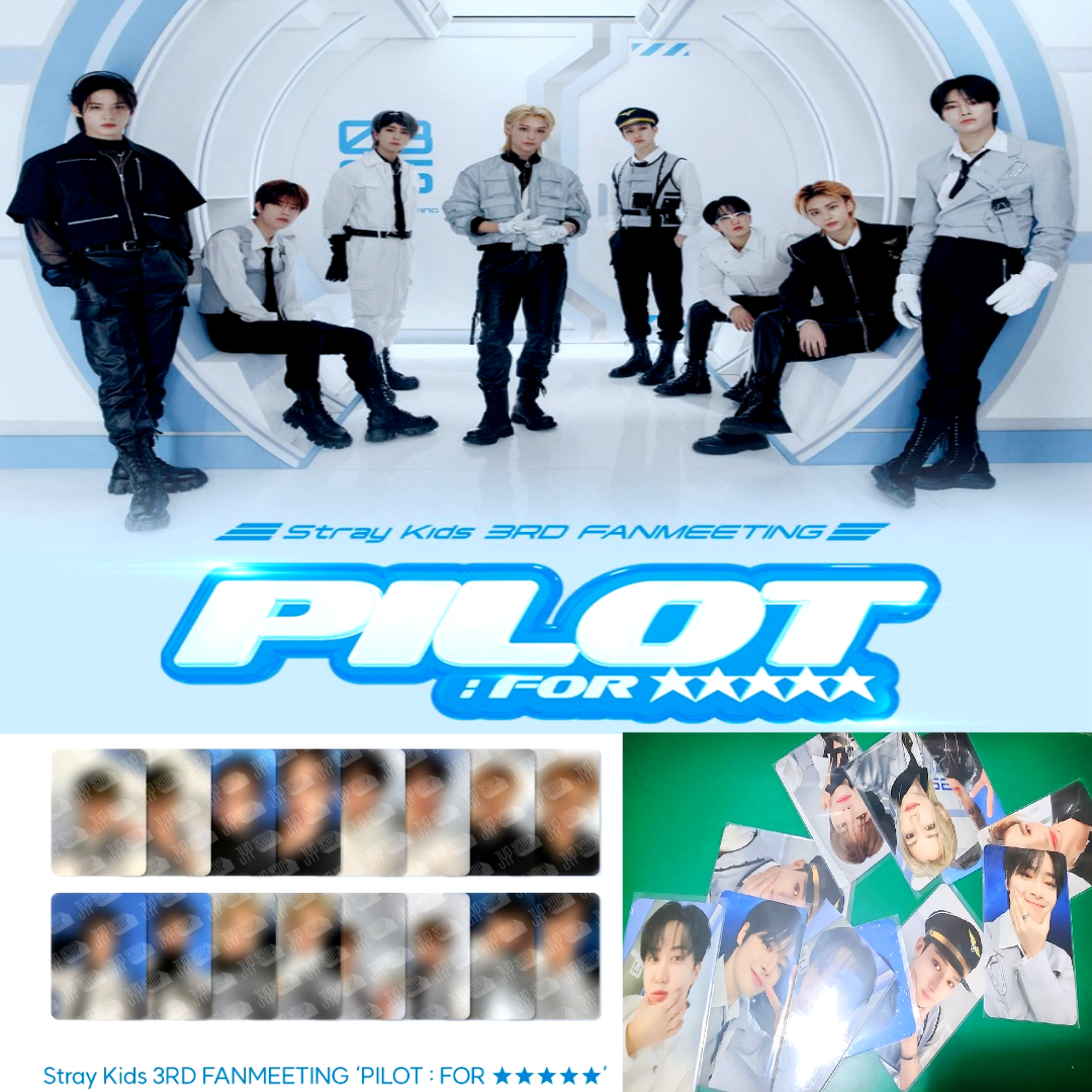 stray kids 3rd fan meeting "pilot" Official Photocard | Shopee Philippines