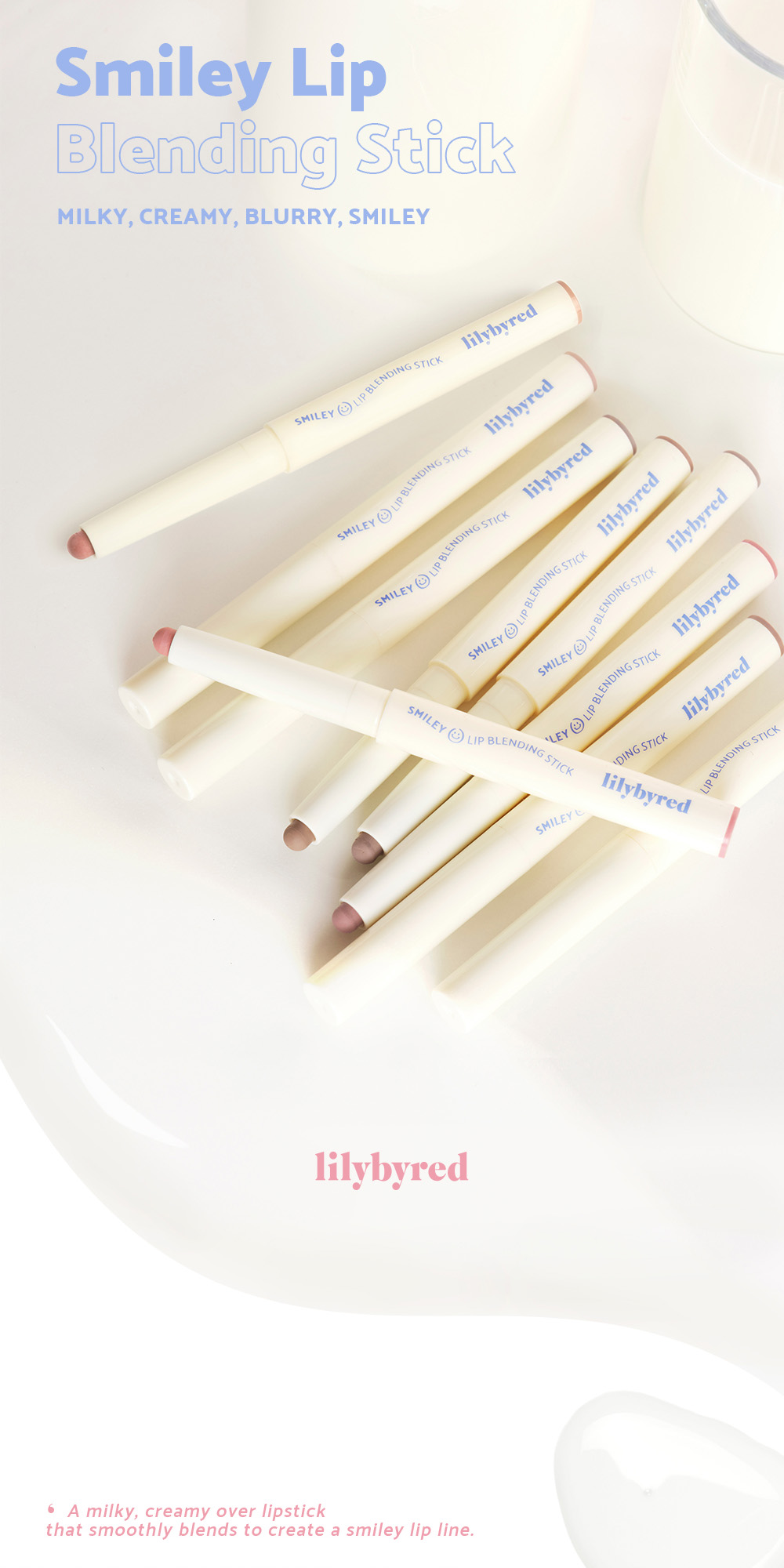 LILYBYRED (New)Smiley Lip Blending Stick 0.8g (6Colors) / overlip ...