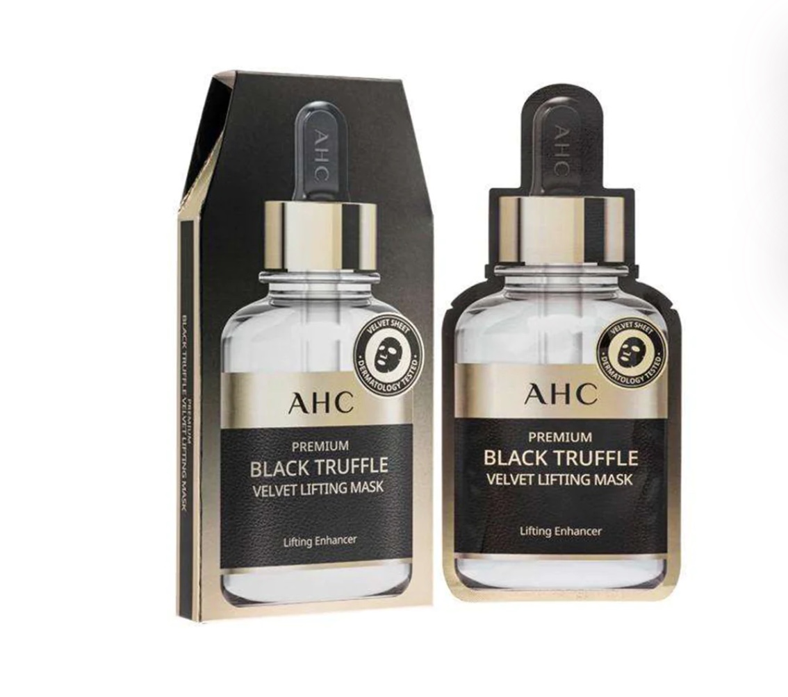 AHC Premium Black Truffle Velvet Lifting Mask (5pcs) | Shopee Philippines
