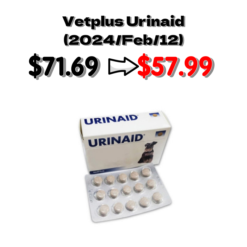 Special Price *** [VetPlus] URINAID for Dogs (60 Tablets) / for Urinary ...