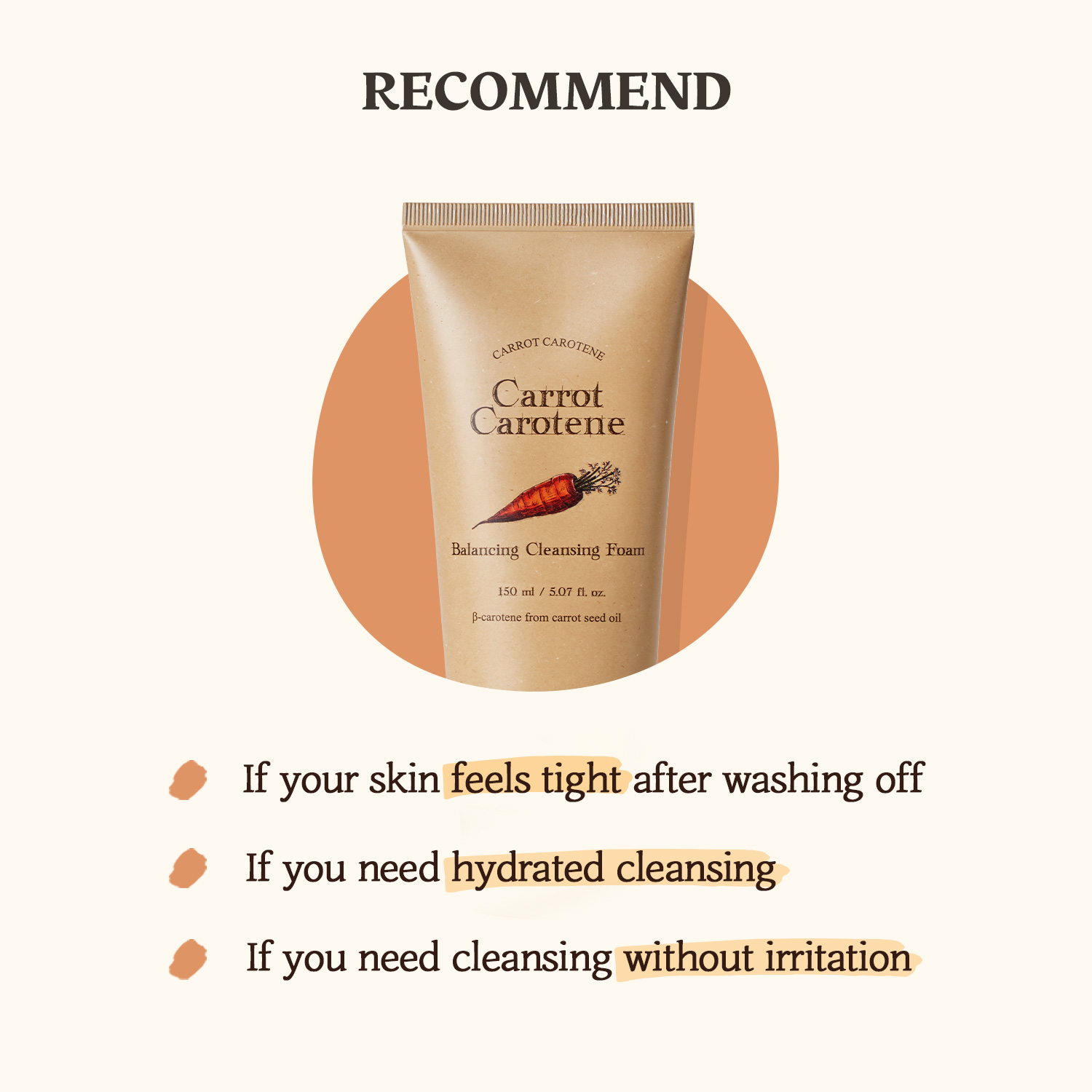 [SKINFOOD Official] Carrot Carotene Balancing Cleansing Foam 150ml ...