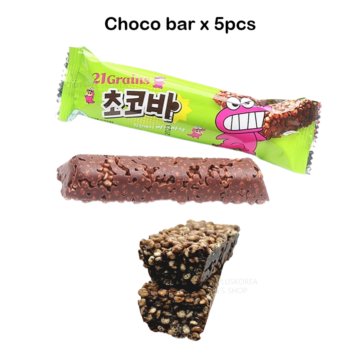[Crayon ShinChan] Shin Chan 21 Grains Chocolate Bar 15g/Chocobi snacks ...