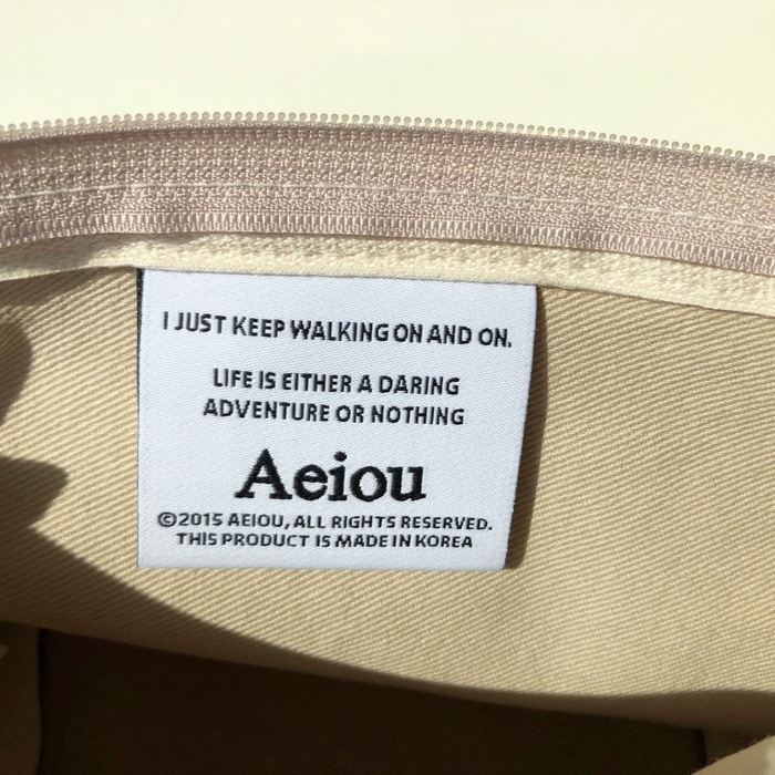 Aeiou Basic Pouch (L size) | Shopee Philippines