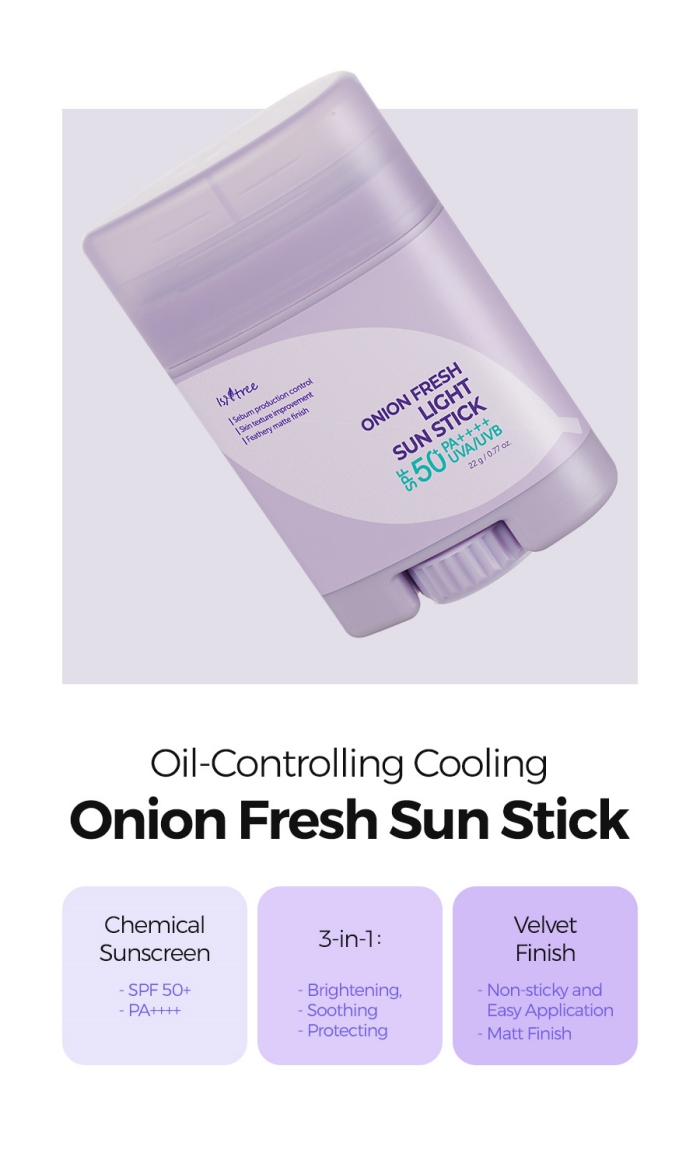 Isntree Onion Fresh Light Sun Stick 22g | Shopee Philippines