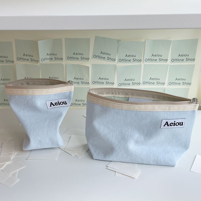 Aeiou Basic Pouch (L size) | Shopee Philippines