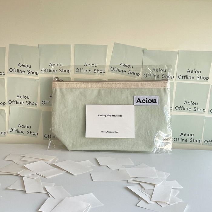 Aeiou Basic Pouch (L size) | Shopee Philippines