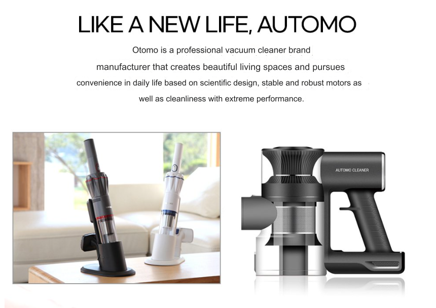 Automo Ultra Light Stick Cordless Vacuum Cleaner AVC-V100 | Shopee ...