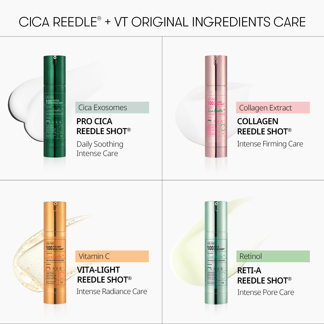 [VT] ALL Color Reedle Shot 100/300/700 for each skin concerns [Official Flagship] | Shopee ...