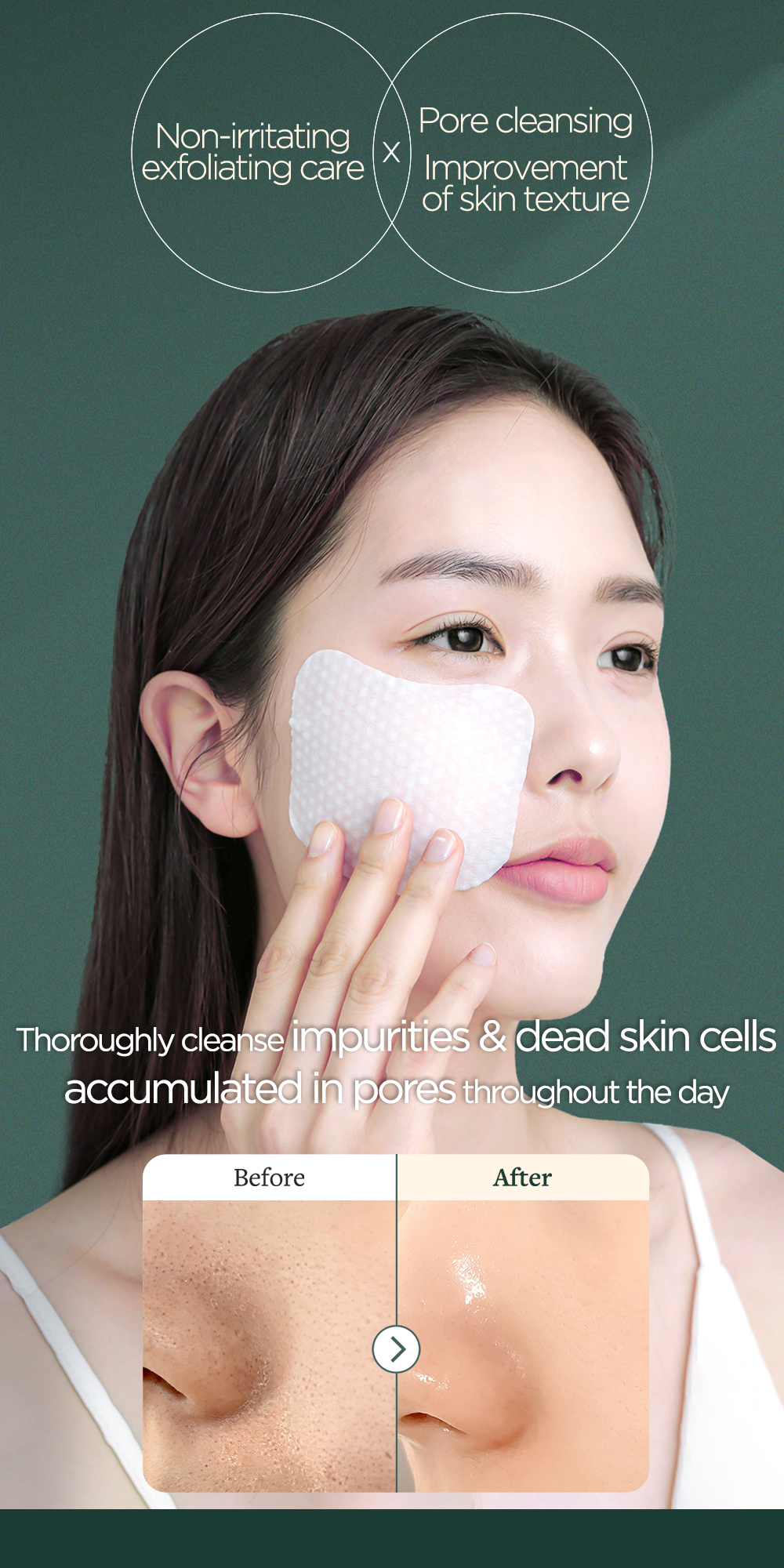 NOAV Morning & Night Toner Pad | Pore Reduction | Acne Care | Sebum ...