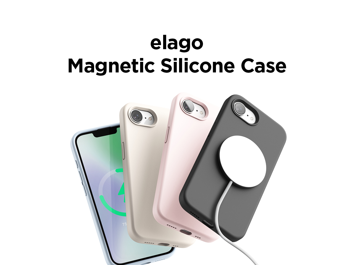 Elago Magnetic Silicone Case Compatible for iPhone 16e | Shopee Philippines