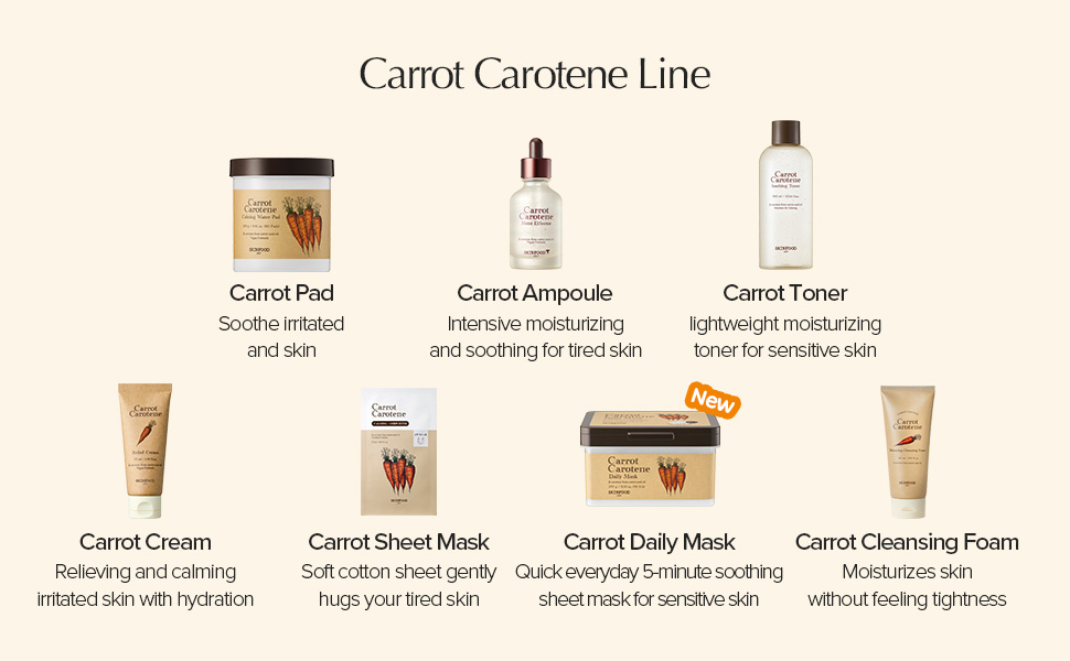 [SKINFOOD Official] Carrot Carotene Relief Cream 70ml / Soothing ...