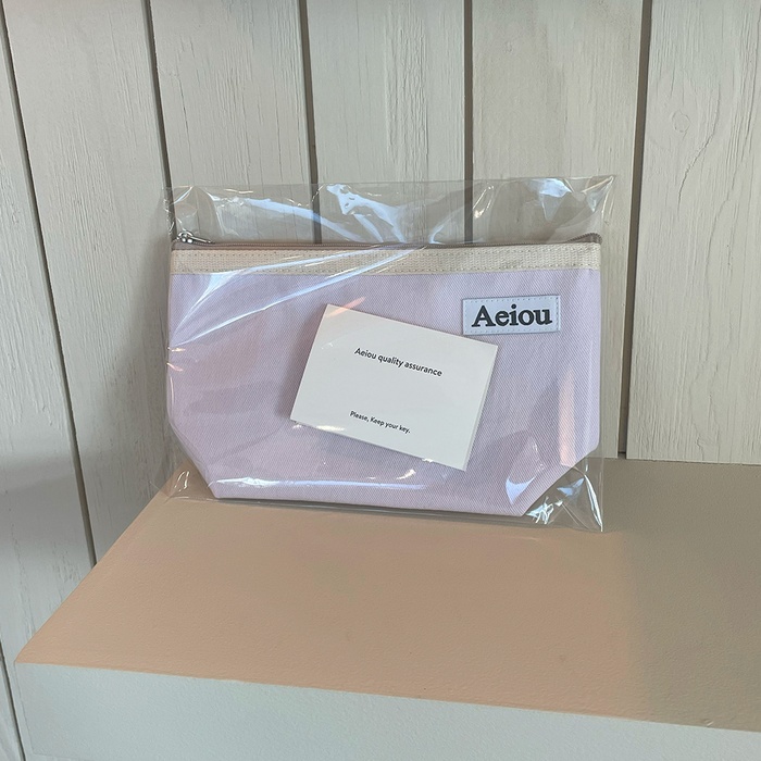 Aeiou Basic Pouch (L size) | Shopee Philippines