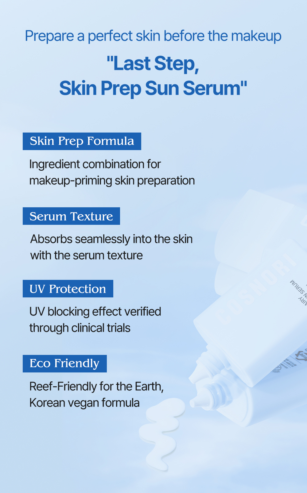 COSNORI Airy Sun Serum SPF50+ PA++++ - Lightweight Sunscreen | Shopee ...
