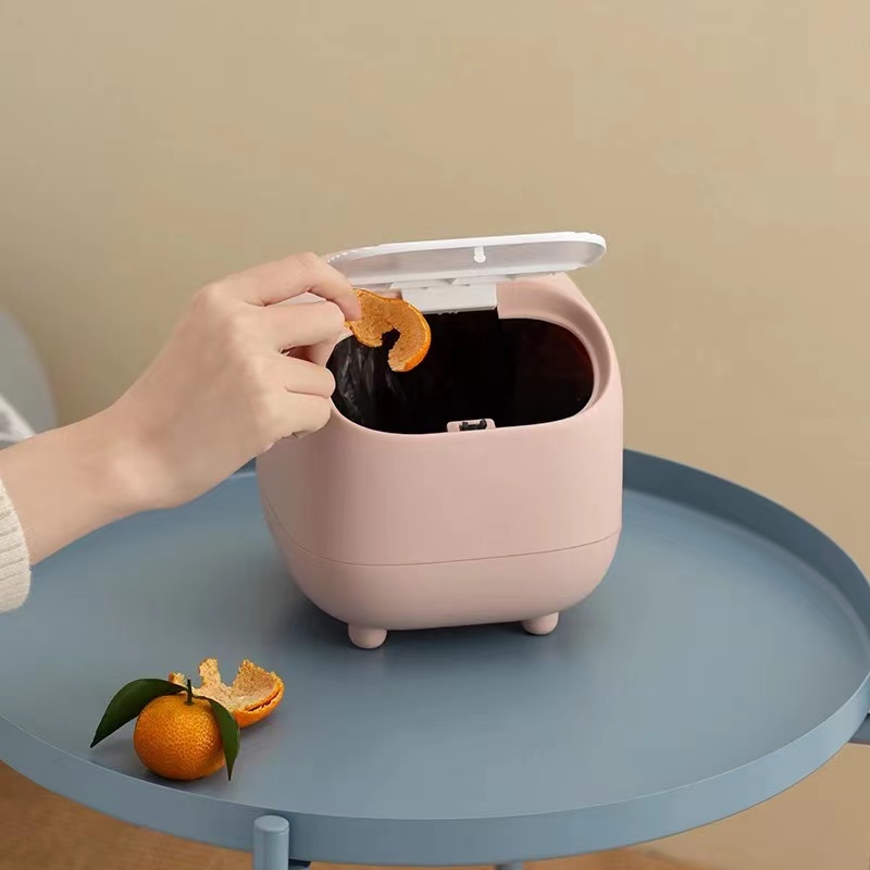 Mini dustbin small dustbin with lid desktop bin dustbin with cover room ...