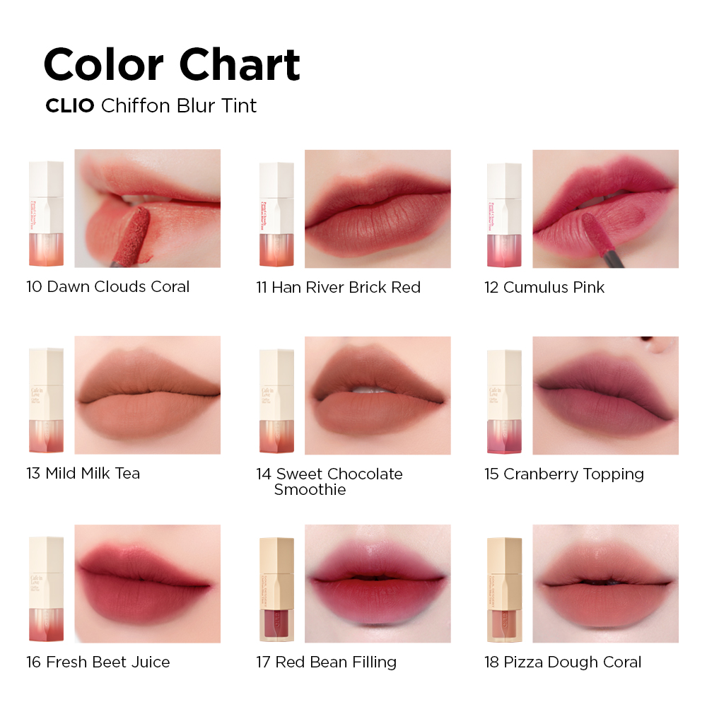 [CLIO] NEW EVERY FRUIT GROCERY COLLECTION | Chiffon Blur Tint 3.1g ...