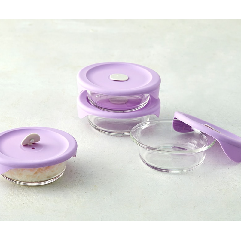 [LocknLock] Meal(Steamed rice) container 355ml 4P set LLG503S4 | Shopee ...