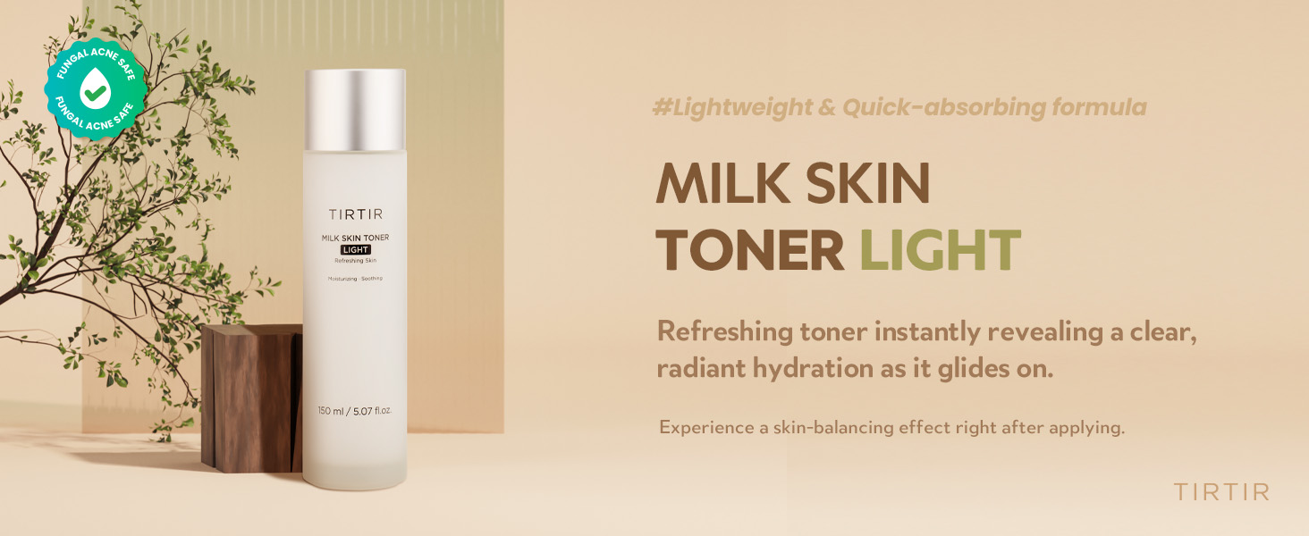 [TIRTIR] Milk Skin Toner Light 150ml/50ml/20ml (Lightweight, 4% ...