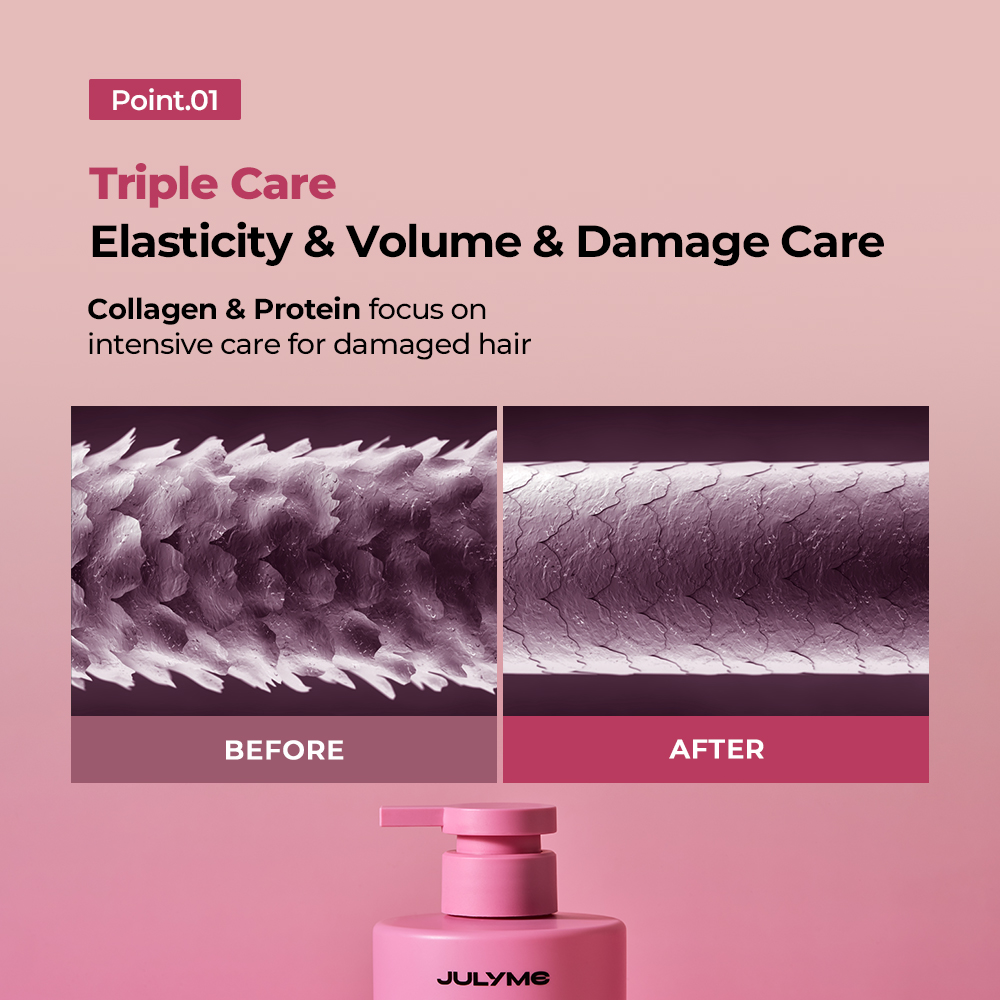 Julyme Bundle of 2 / Damage Care Perfume Shampoo 500ml Plus Treatment ...