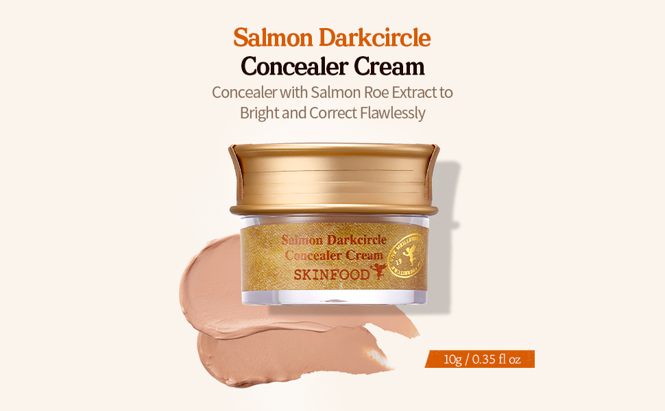 [SKINFOOD Official] Salmon Darkcircle Concealer Cream 10ml Blooming ...