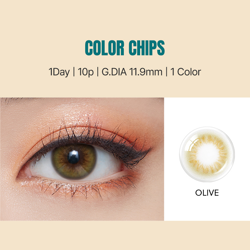 OLENS Offcial NewJeans Pick Scandi 1Day Olive 10P Contact Lens | Shopee ...