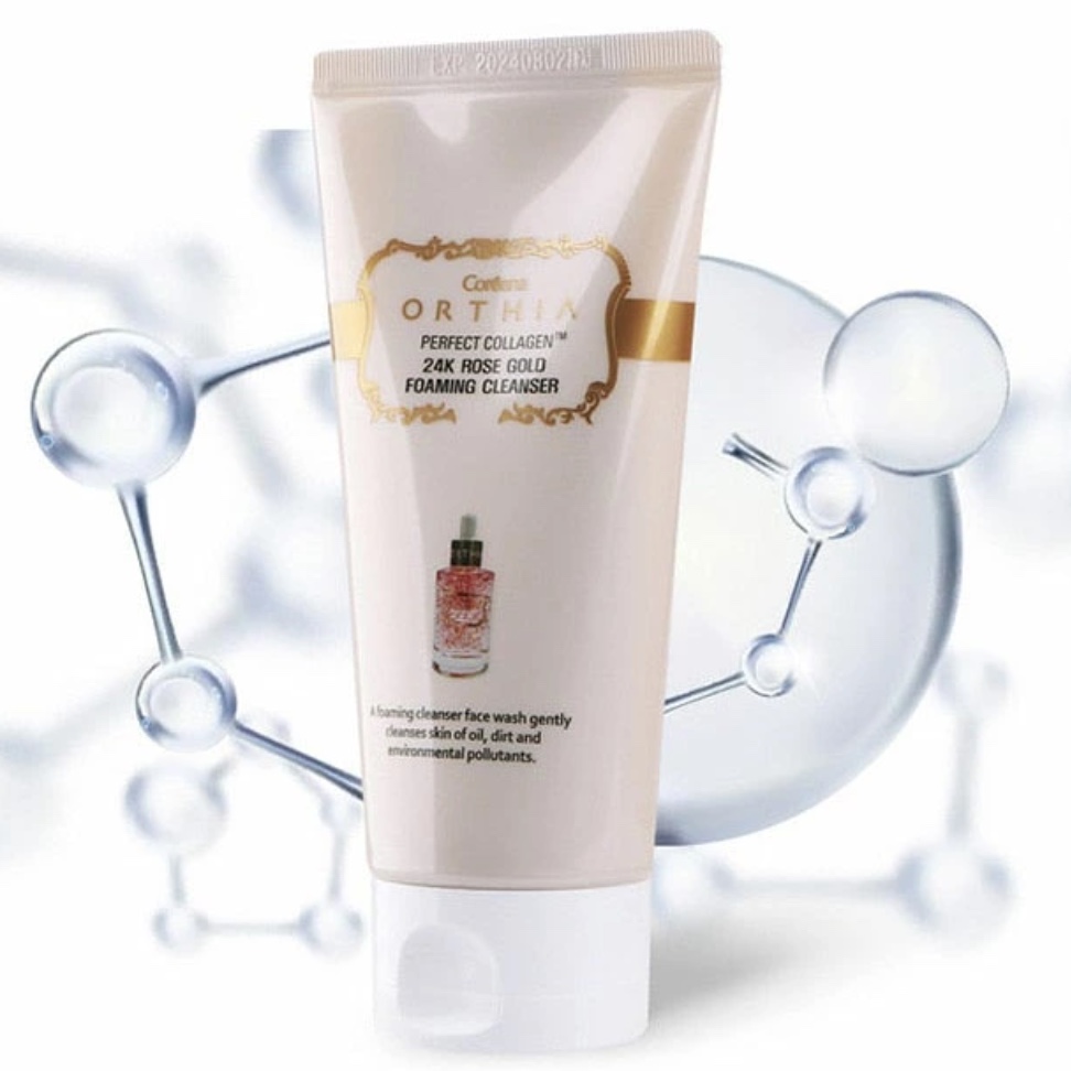 Coreana ORTHIA Perfect Collagen 24K Rose Gold Foaming Cleanser 120ml ...