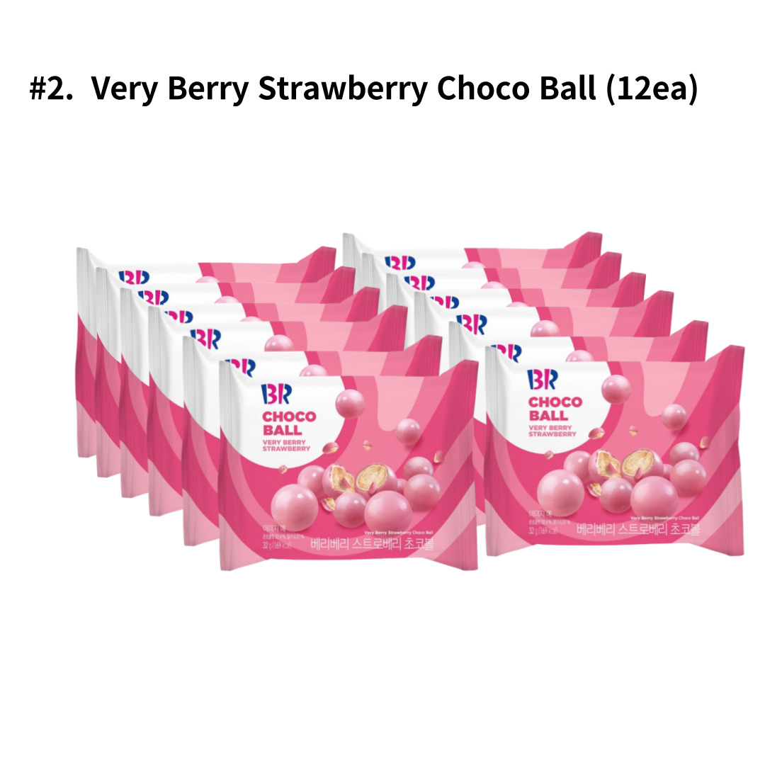Baskin Robbins Puss in Boots Choco Ball Very Berry Strawberry Choco ...