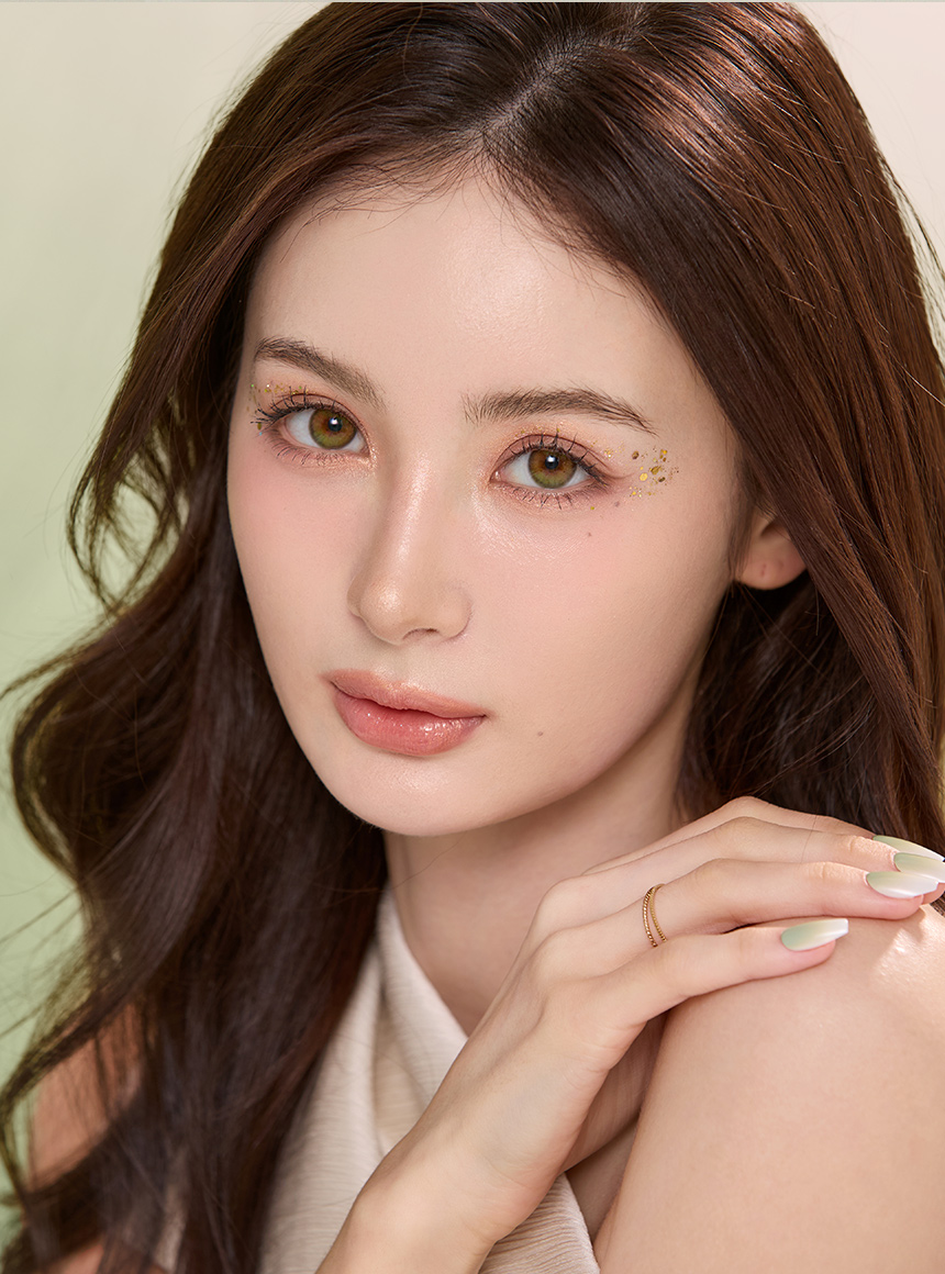 OLENS Fairy Charm 1Month Olive 2P Contact Lens | Shopee Philippines