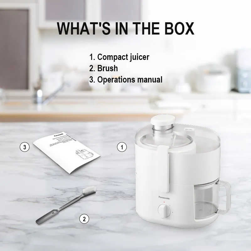 Panasonic MJ-CS100WSP Centrifugal Juicer 500ml | Shopee Philippines