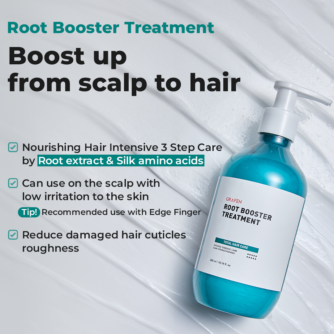 Grafen Bundle of 4 / Root Booster Shampoo 500ml Plus Treatment 300ml ...