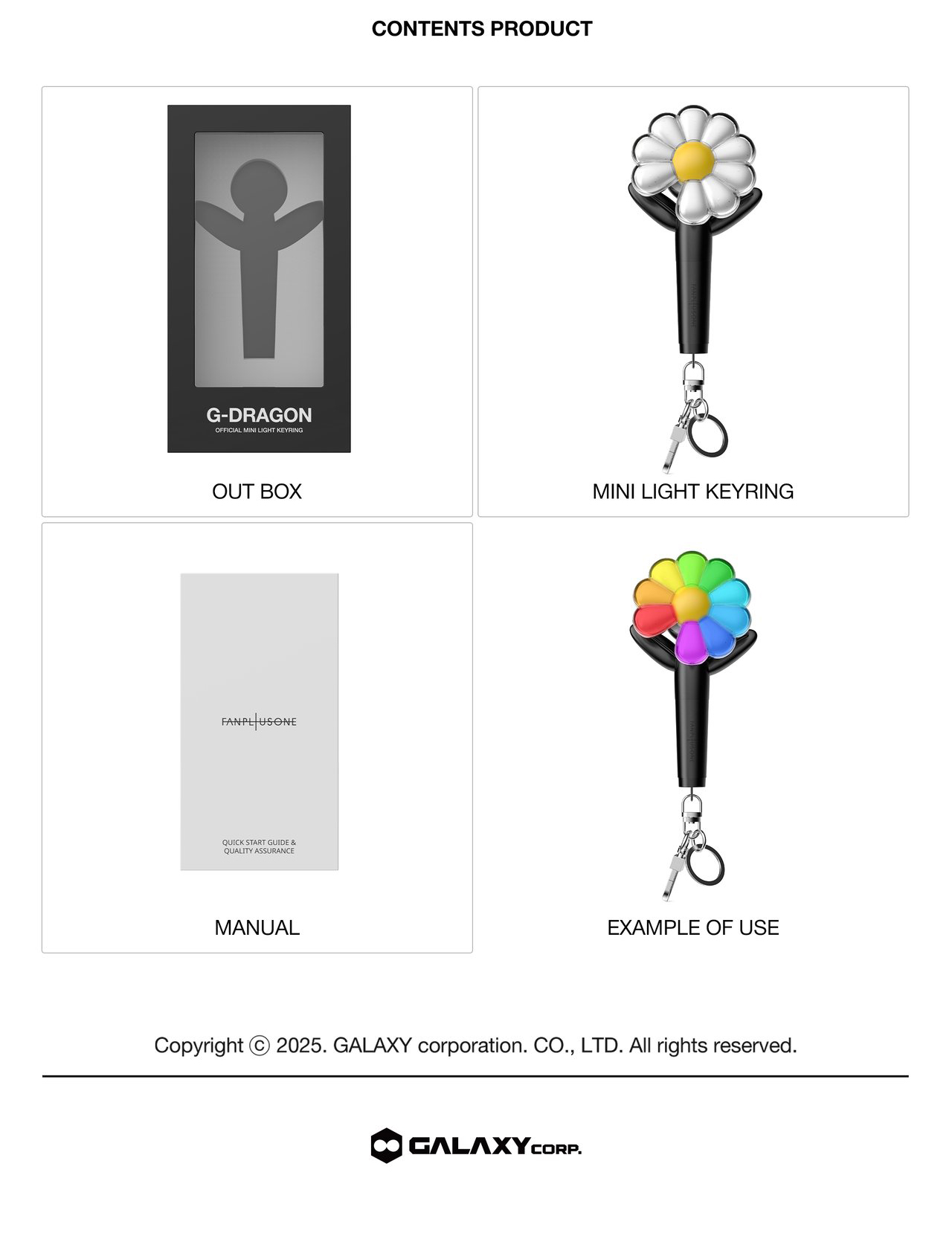 [KEYRING] G-DRAGON (BIGBANG) OFFICIAL MINI LIGHT KEYRING (Apr.2025 ...