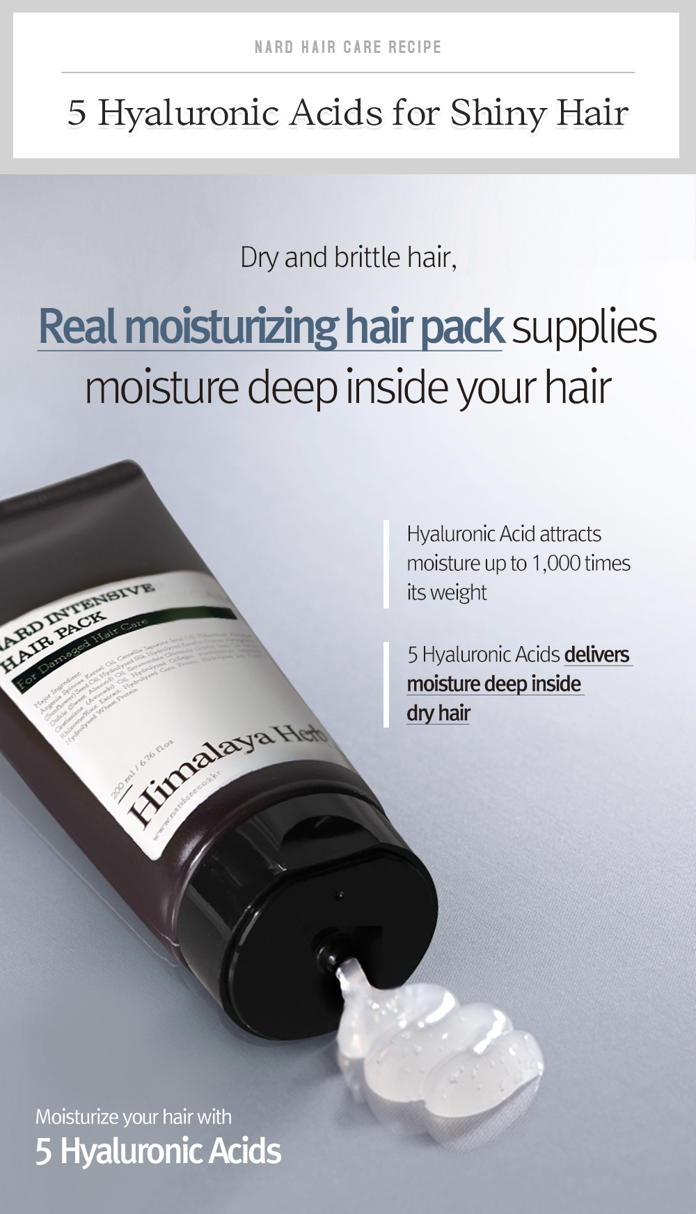 [NARD] Intensive Hair Pack for Dry, Damaged Hair 200ml - Hair Mask ...