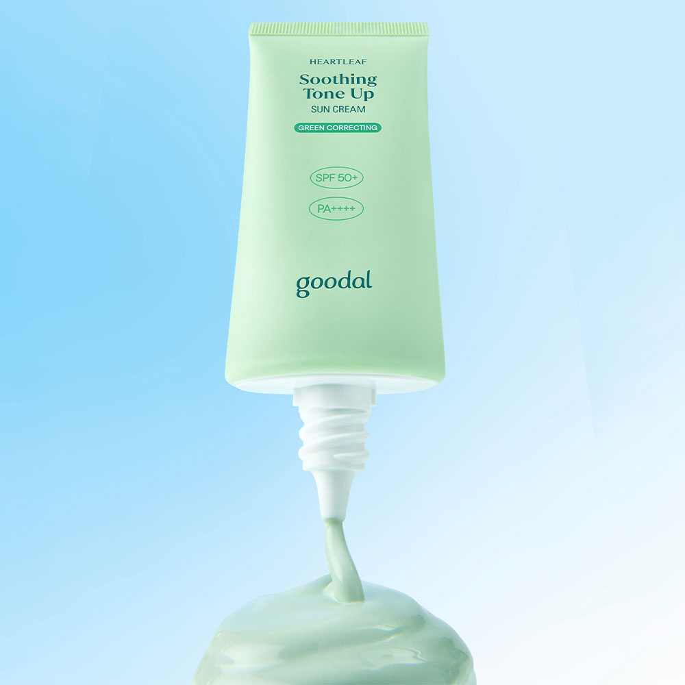 [GOODAL] Heartleaf Soothing Green Tone Up Sun Cream | SPF50+ PA ...