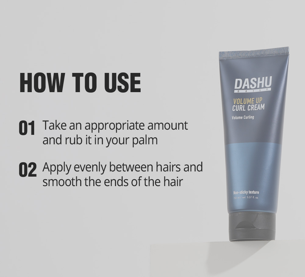 [DASHU] Daily Volume Up Curl Cream 150ml(Curly Hair Enchanter, Hair ...