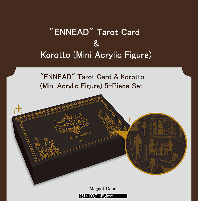 ENNEAD Tarot Card & Korotto (Mini Acrylic Figure) 5-Piece Set (Mojito Korean webtoon manhwa ...