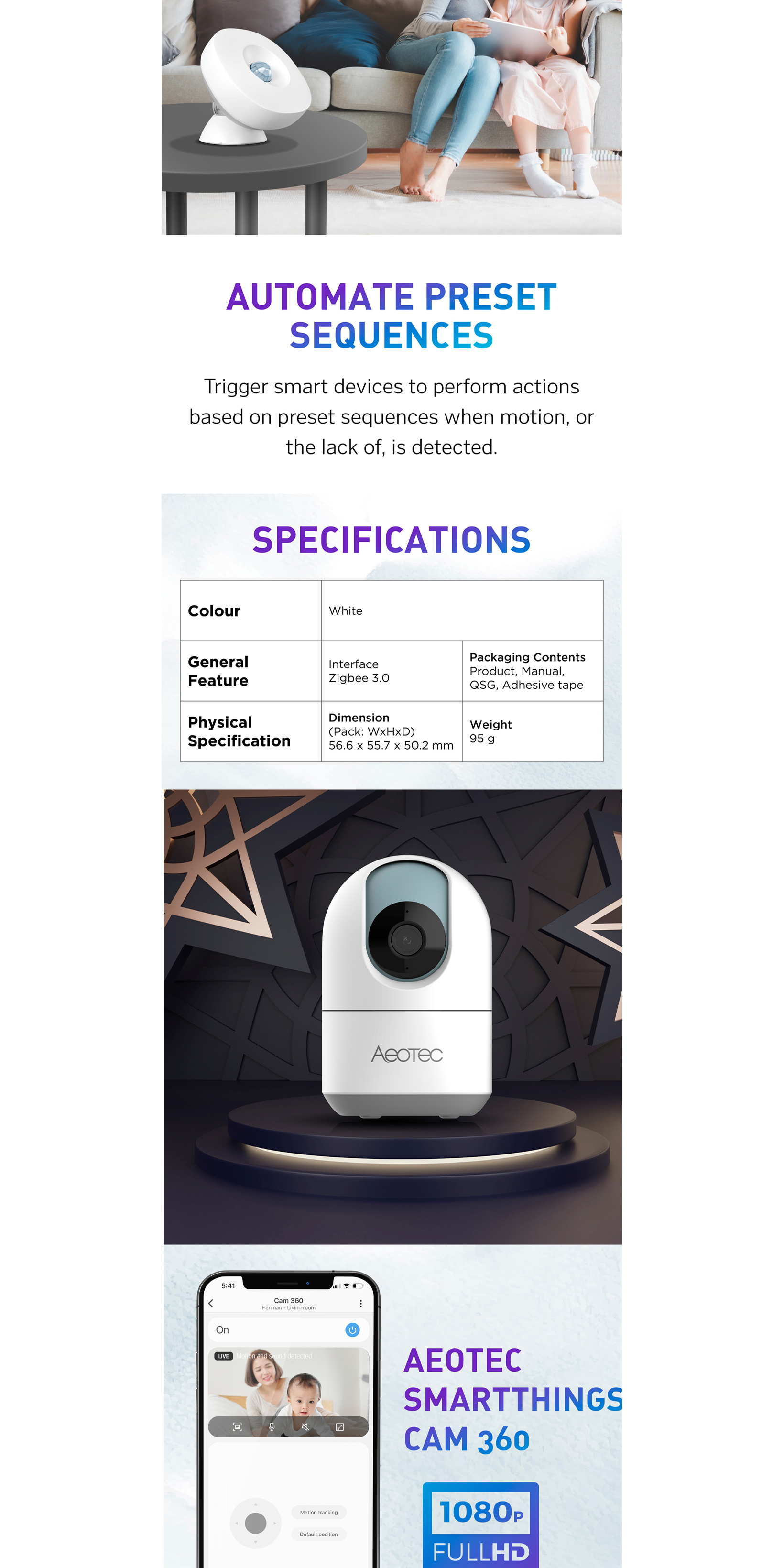 HOME MONITORING KIT SAMSUNG SMARTTHINGS COMBO (1 YEAR WARRANTY ...