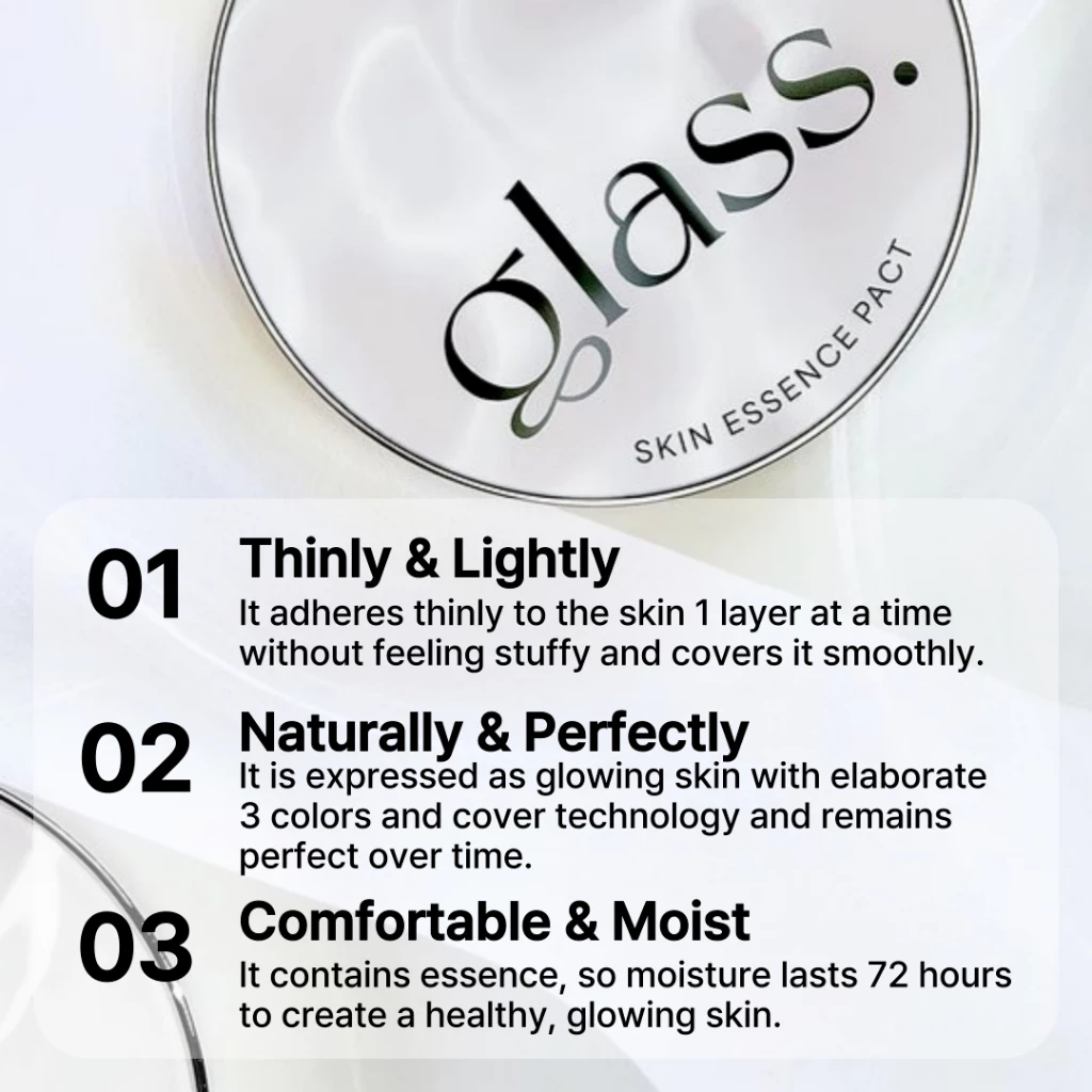 [Age 20's] Glass Skin Essence Pact 12.5g Age 20 Perfect Glow Cushion ...