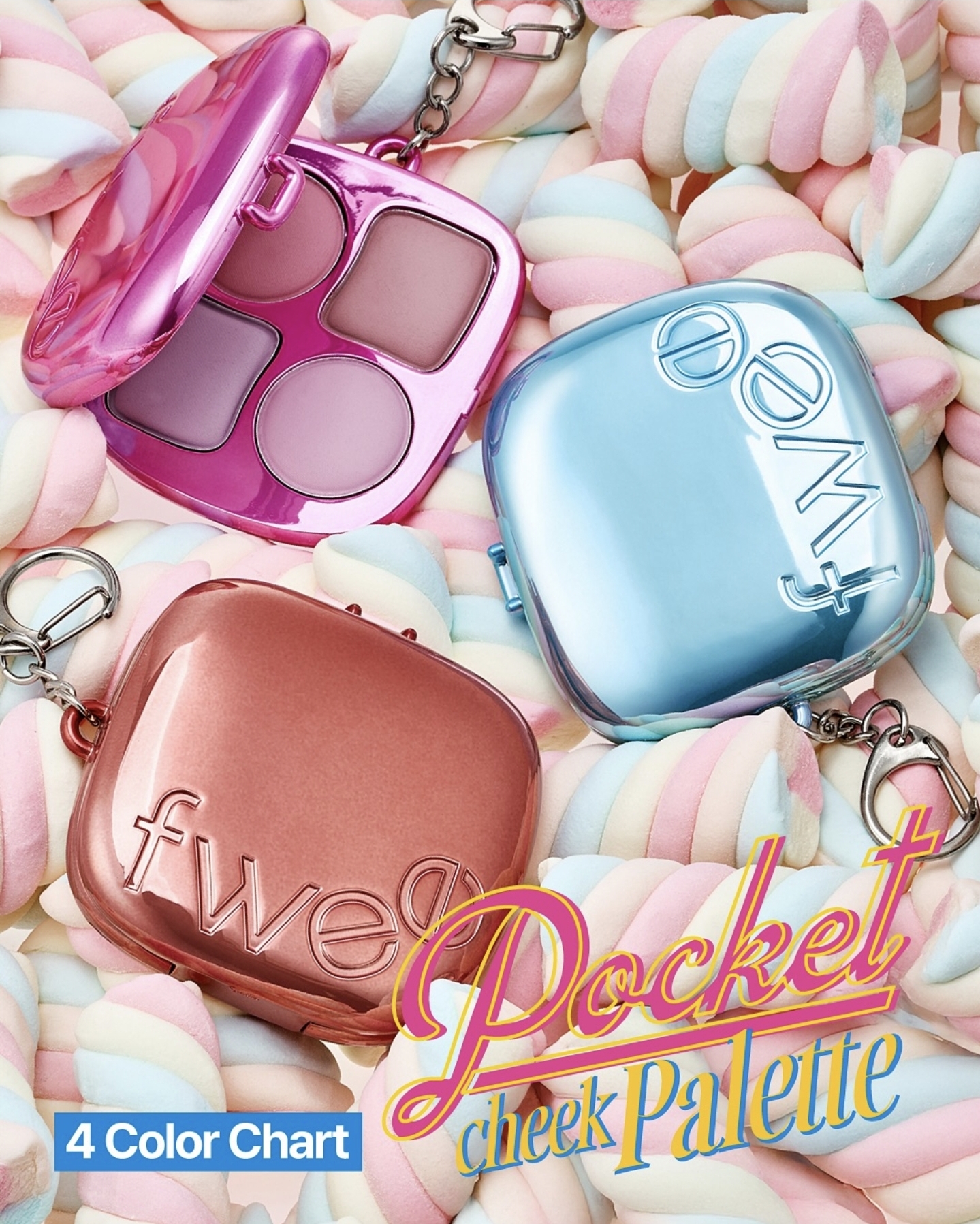 Fwee Pocket Cheek Palette 4colors(Free gift) | Shopee Philippines