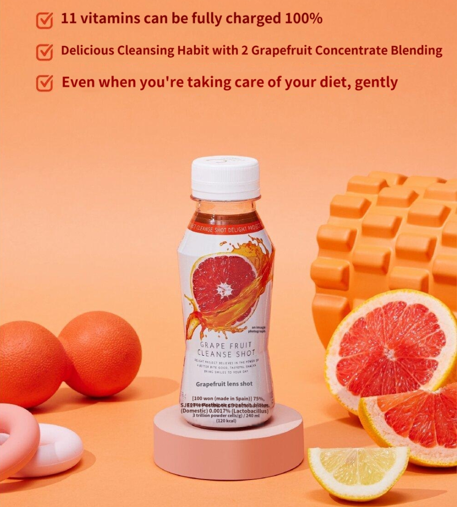 Olive Young Delight Project Juice Cleanse Shot Prune Flavor Inner ...