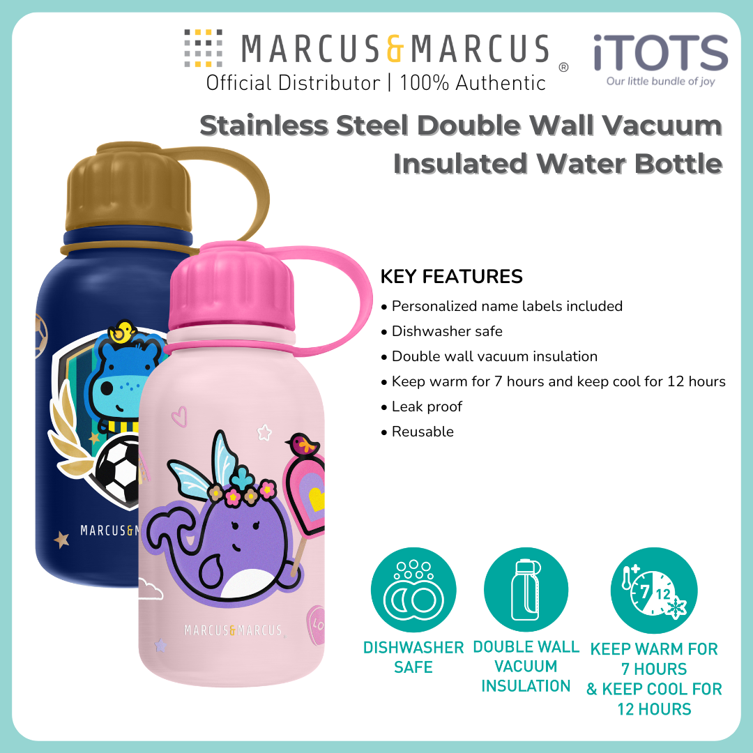 Marcus & Marcus Stainless Steel Double Wall Vacuum Insulated Water ...